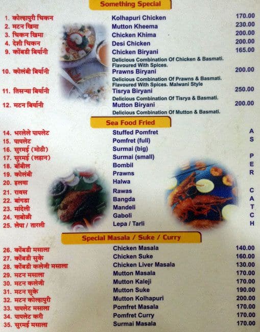 Sadichha Menu, Menu for Sadichha, Bandra East, Mumbai - Zomato