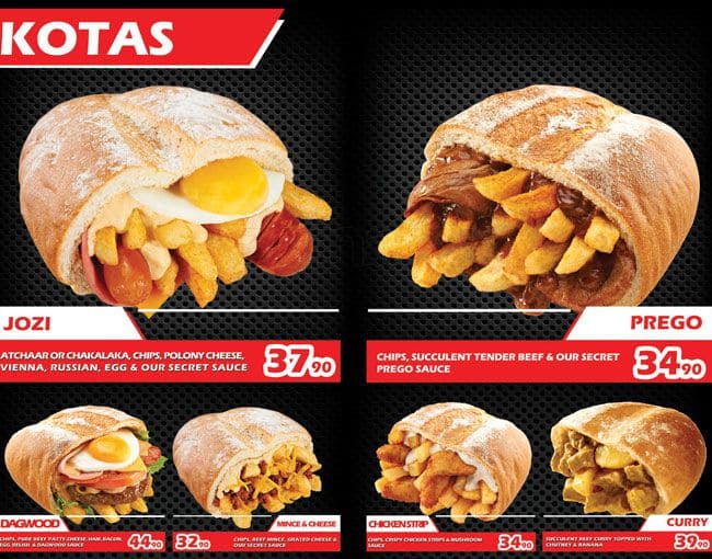 Kota Joe Menu, Menu for Kota Joe, Sunnyside, Pretoria - Zomato South Africa